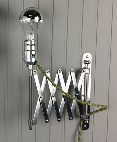 Through the Looking Glass Scissor-Arm Wall Light – Sundial Wire