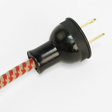 Round Plug with Neck, Black or Brown – Sundial Wire