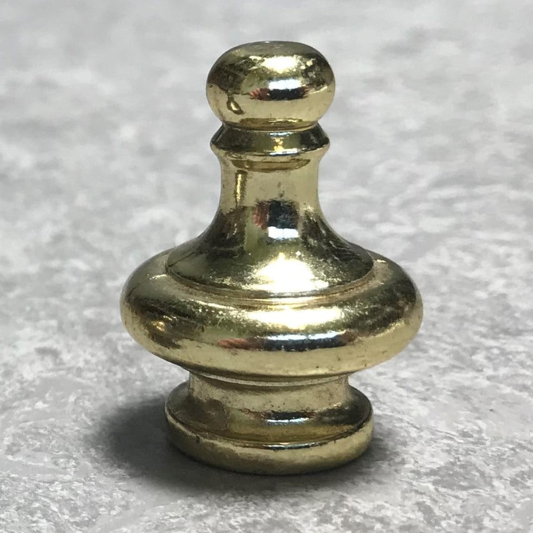 FINIAL: Large Pyramid Knob 1 1/4" Height - 1/8 IP – Sundial Wire